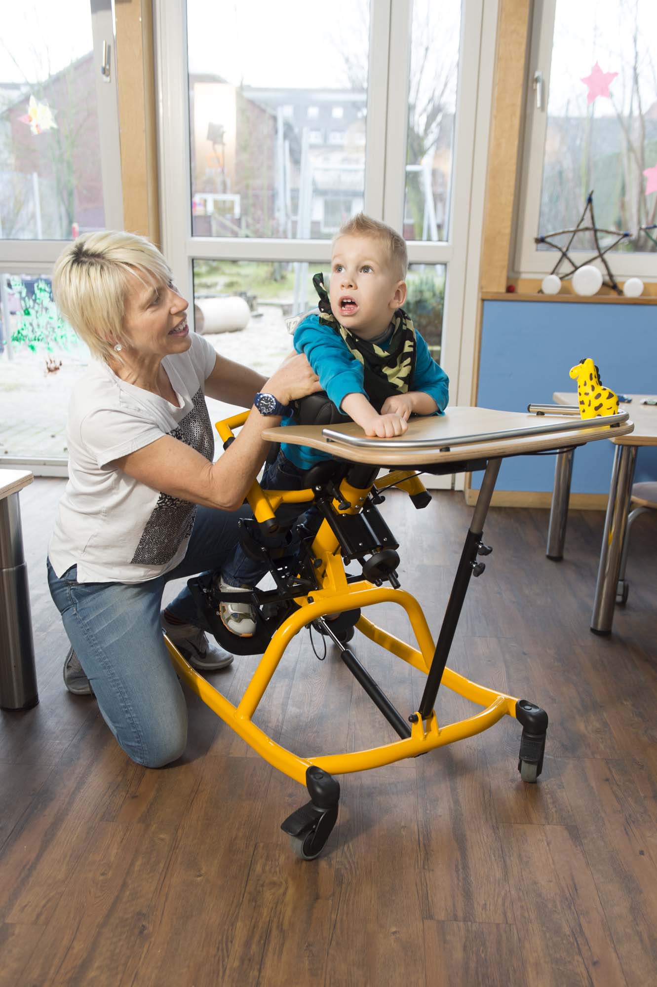 Tim standing trainer – stable support for active training